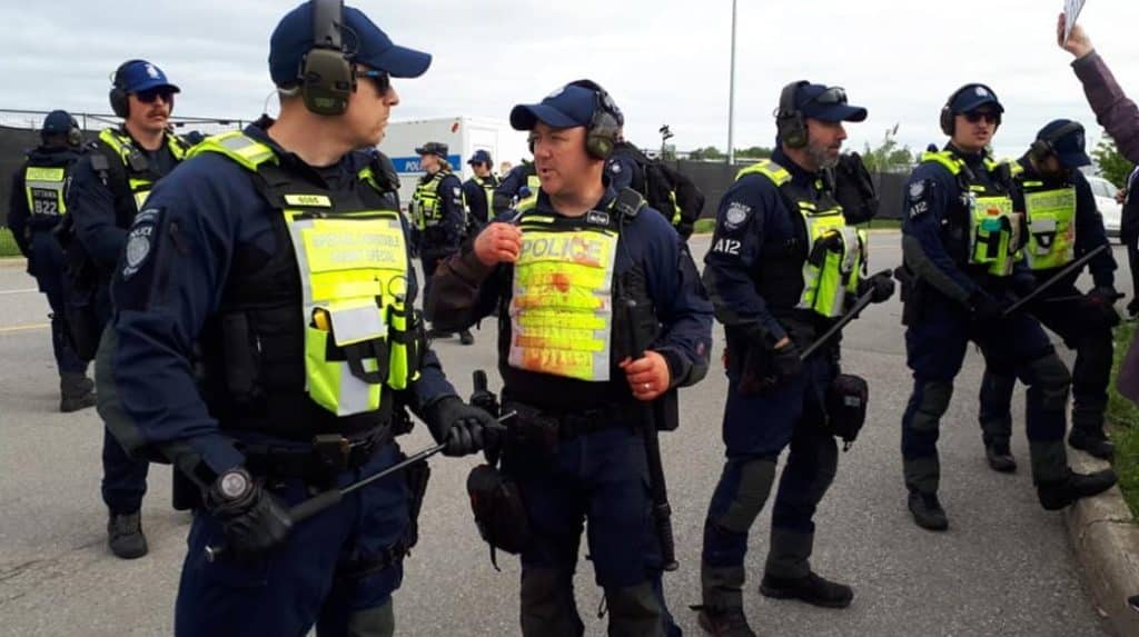 IN PHOTOS: May 29th protest against the CANSEC weapons show in Ottawa ...
